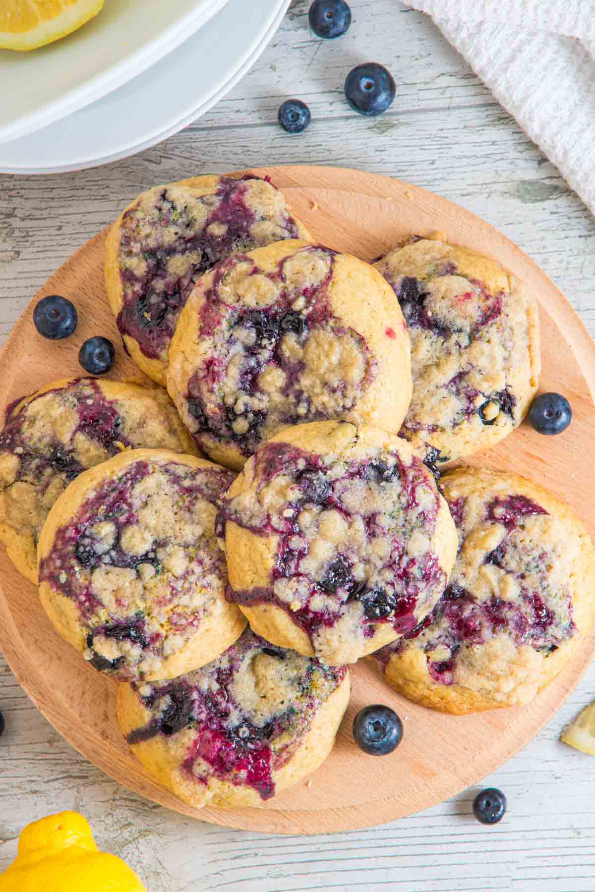Lemon Blueberry Muffin Cookies Recipe