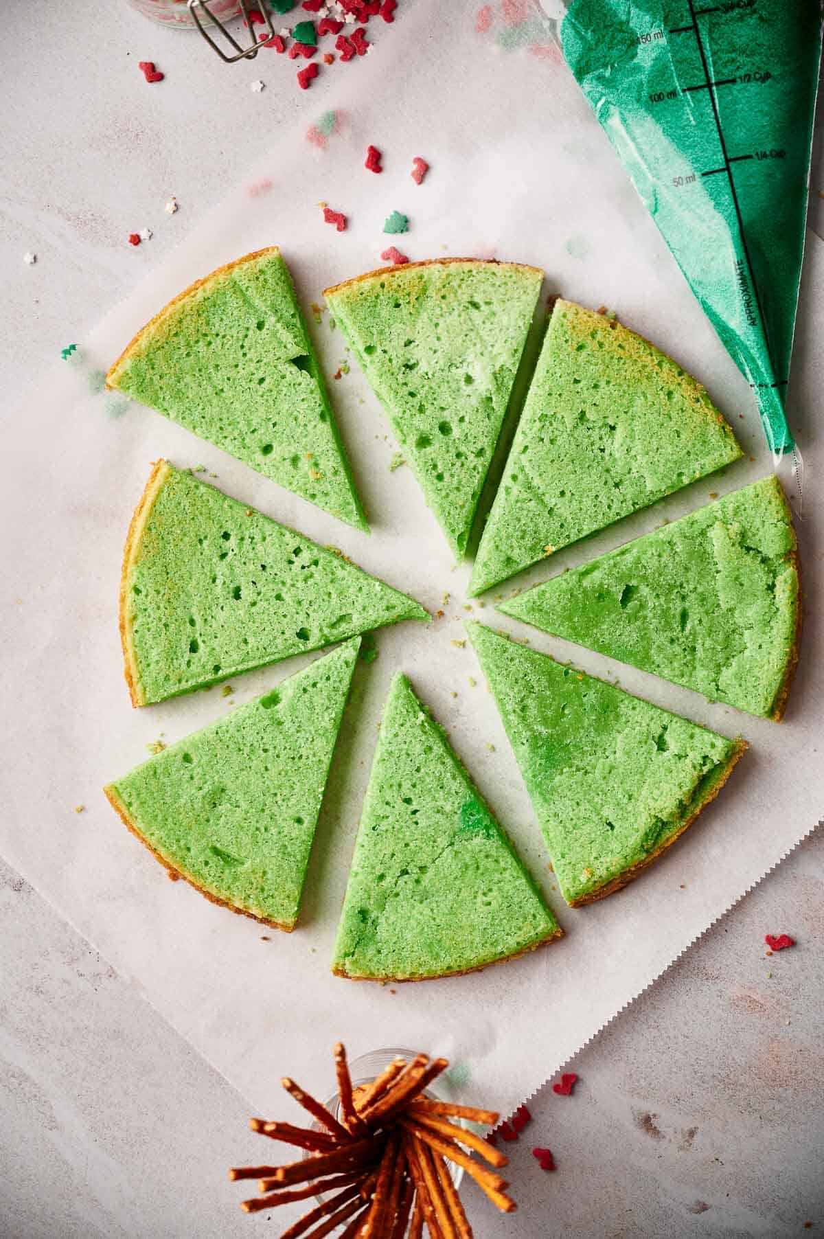 Irresistible Christmas Tree Sugar Cookies - Hungry Cooks Kitchen