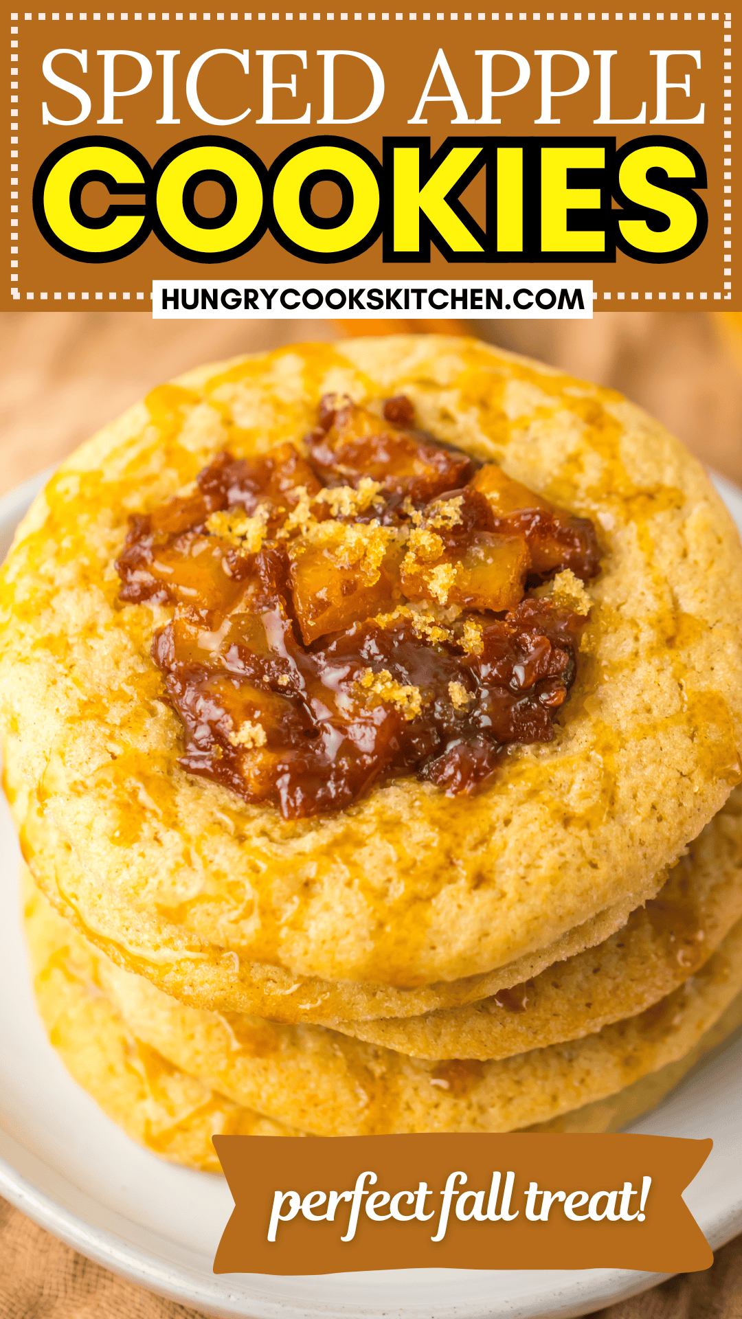 Apple Spiced Cookies - Hungry Cooks Kitchen