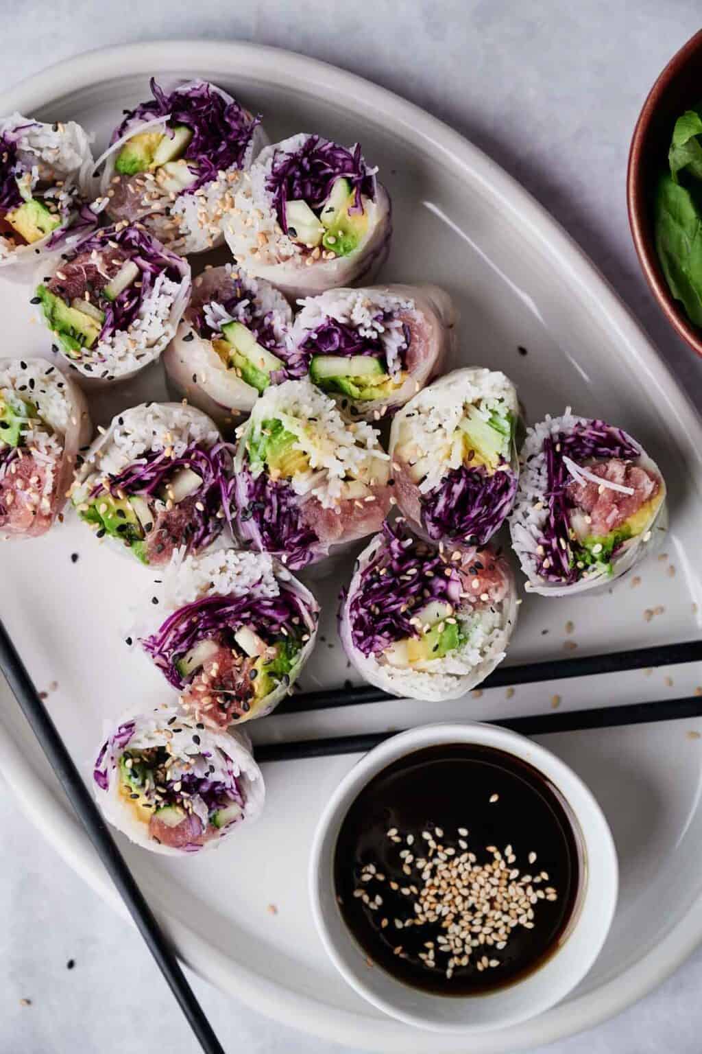Rice Paper Rolls Recipe - Hungry Cooks Kitchen