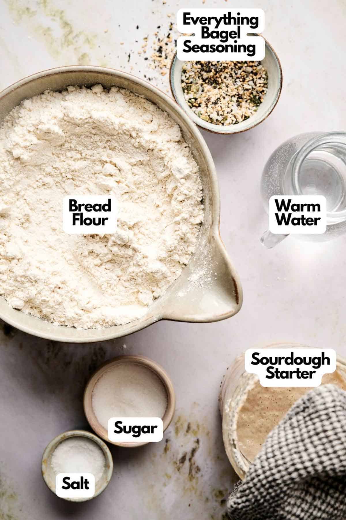 Easy Sourdough Bagels