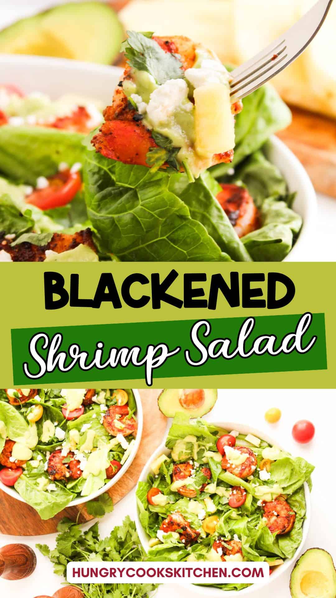 Blackened Shrimp Salad Recipe - Hungry Cooks Kitchen