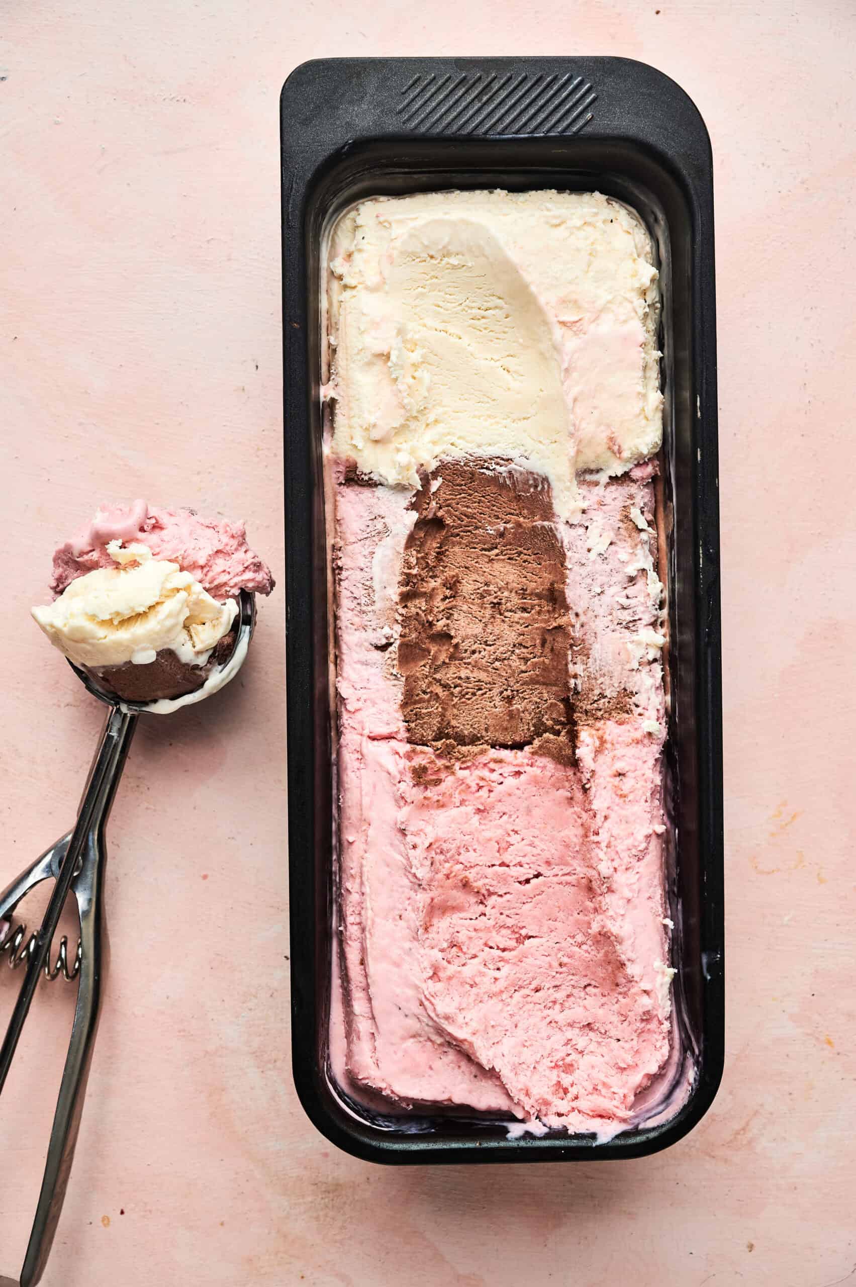 Neapolitan Ice Cream - Hungry Cooks Kitchen