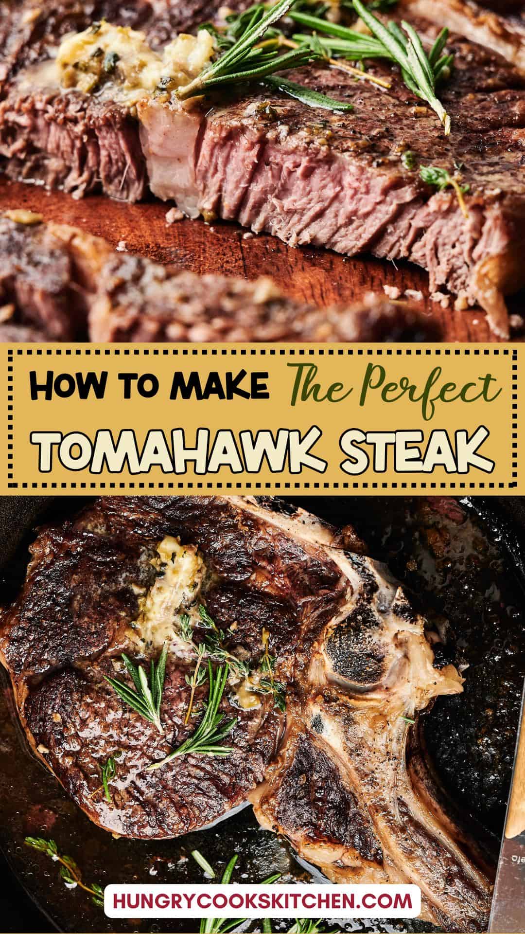 Perfect Tomahawk Steak - Hungry Cooks Kitchen