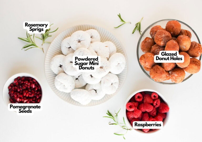 How to Make Festive Christmas Donut Wreath - Hungry Cooks Kitchen