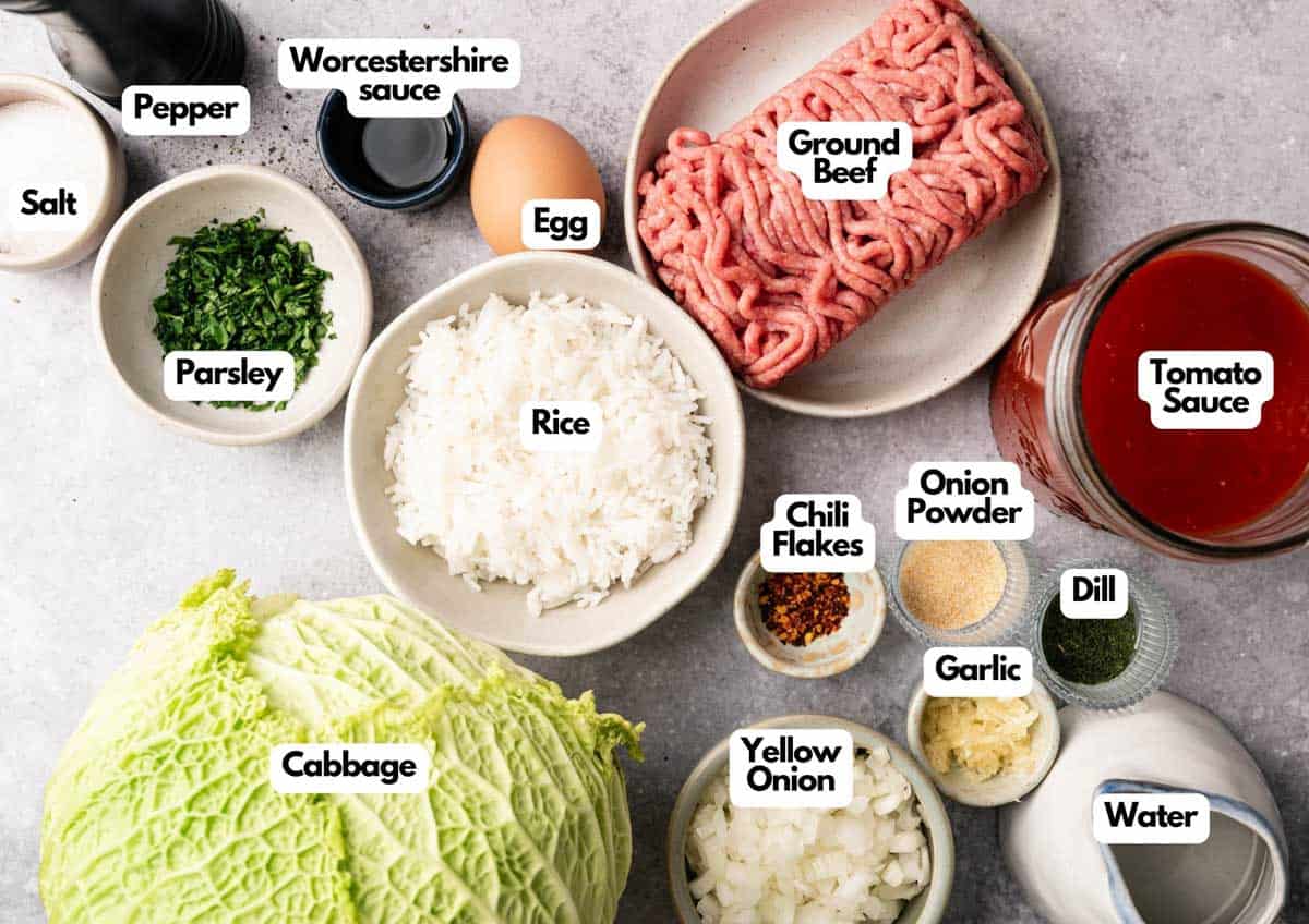 Tender Cabbage Rolls with Ground Beef - Hungry Cooks Kitchen
