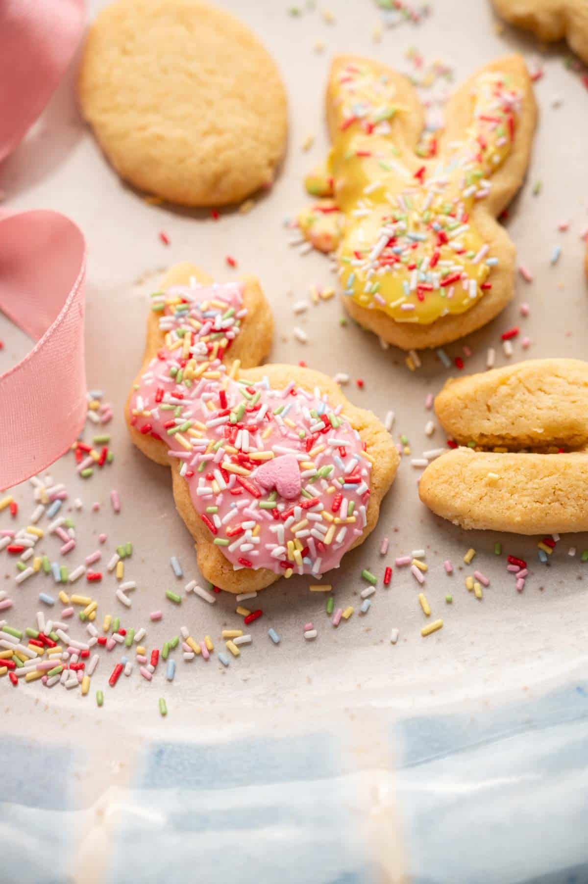 Cute Easter Bunny Cookies Recipe (Soft and Buttery) - Hungry Cooks Kitchen