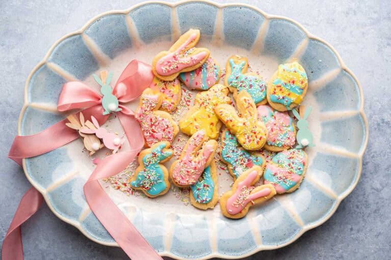 Cute Easter Bunny Cookies Recipe (Soft and Buttery) - Hungry Cooks Kitchen