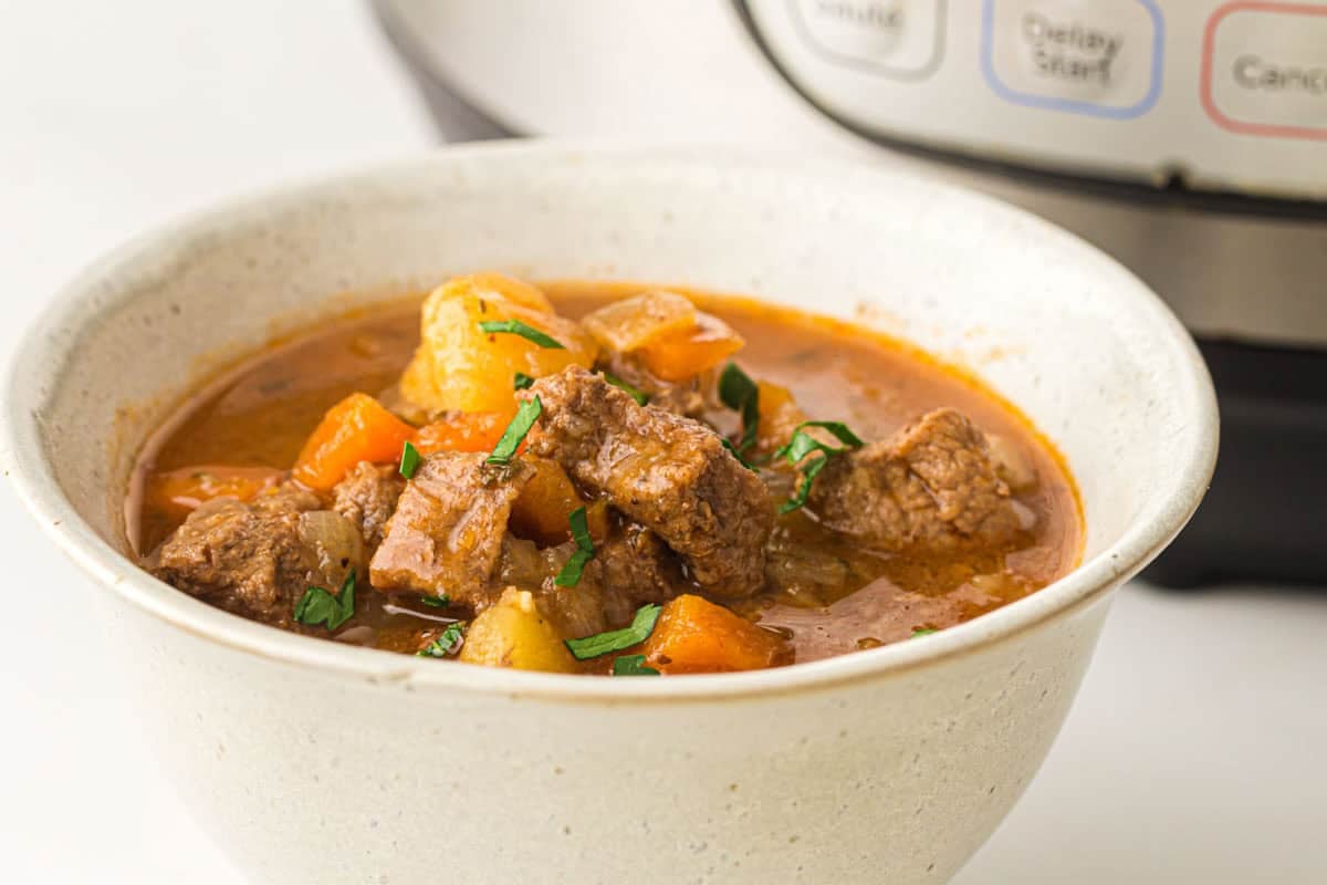 Easy Instant Pot Beef Stew Recipe (Rich and Hearty) - Hungry Cooks Kitchen