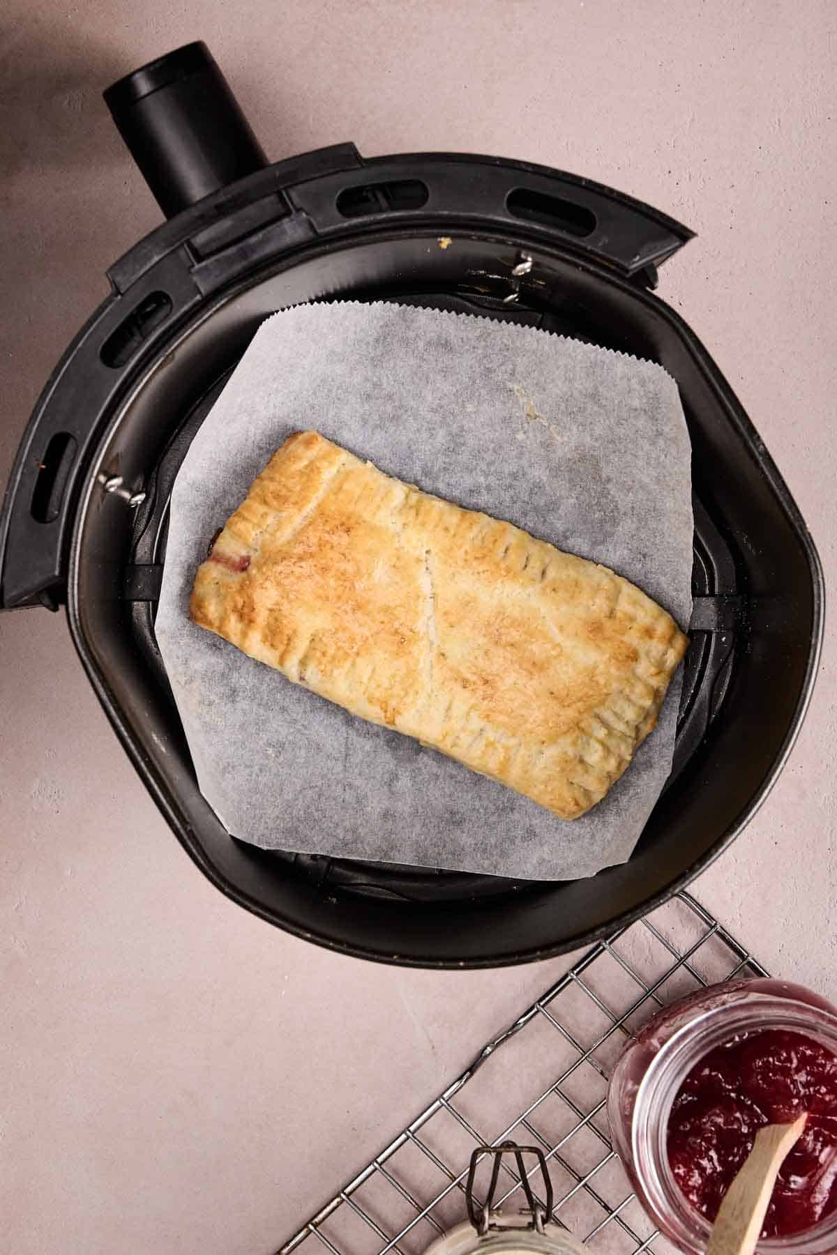 Air Fryer Sourdough Pop Tarts With Strawberry Jam - Hungry Cooks Kitchen